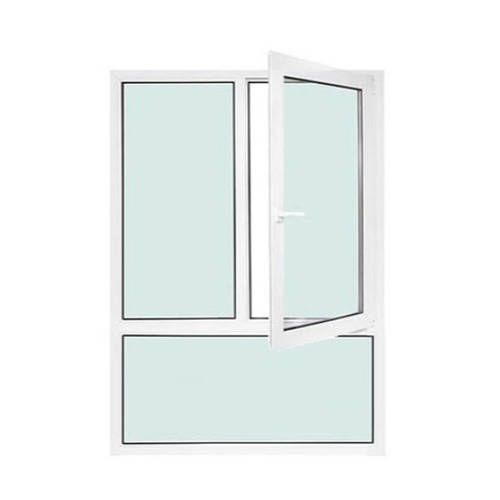 Fenêtre PVC 2 vantaux avec allège fixe ouvrant à la Francaise