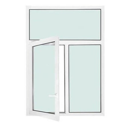 Fenêtre PVC 2 vantaux avec imposte sur mesure , Fenêtre ouvrant à la ...