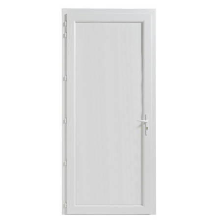 Porte de service PVC 1 vantail ouverture à la française