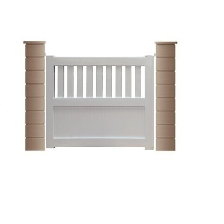 Portillon PVC battant sur mesure MEYA - Roi le la Fenetre